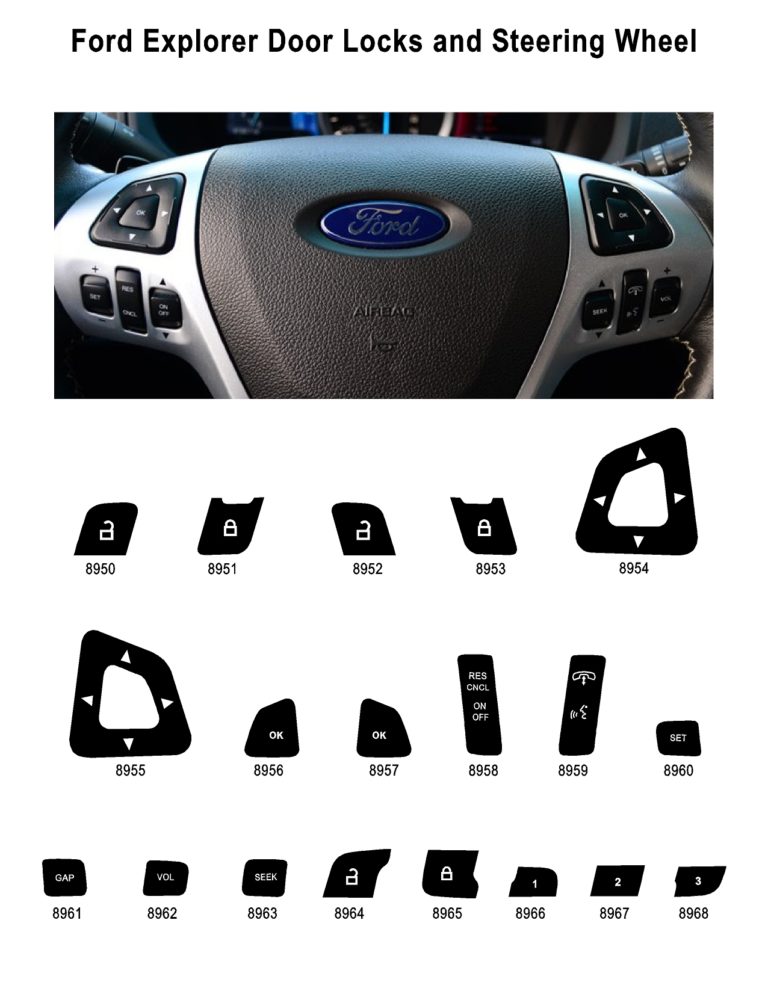 Ford Excursion Steering Wheel 2002-2005 | Auto Button Repair