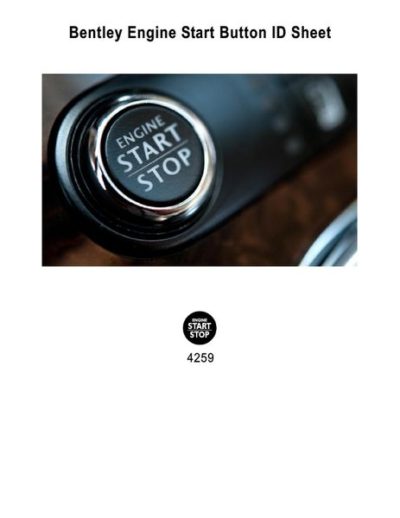 Bentley Engine Start Button | Auto Button Repair