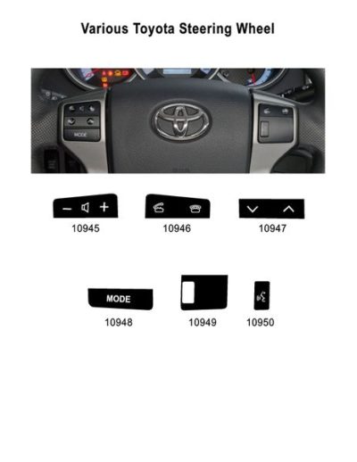 Toyota Steering Wheel (various) | Auto Button Repair