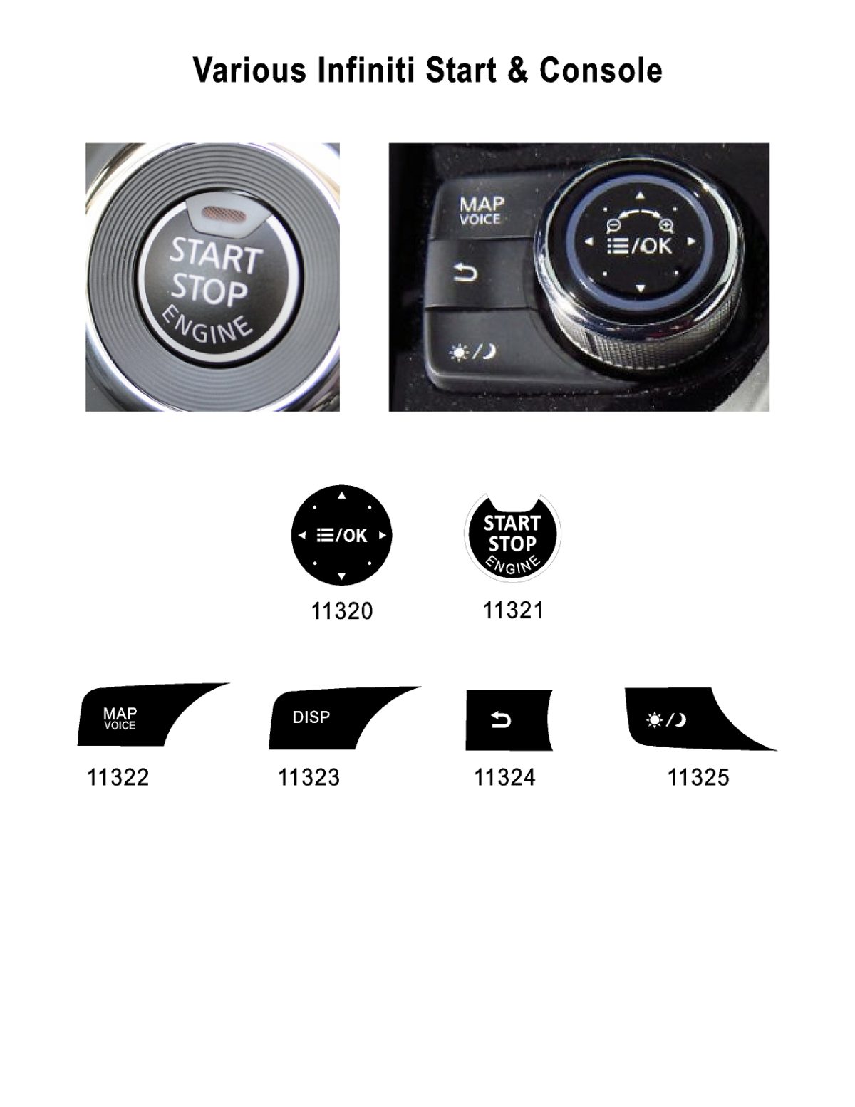 Infiniti Start & Console | Auto Button Repair