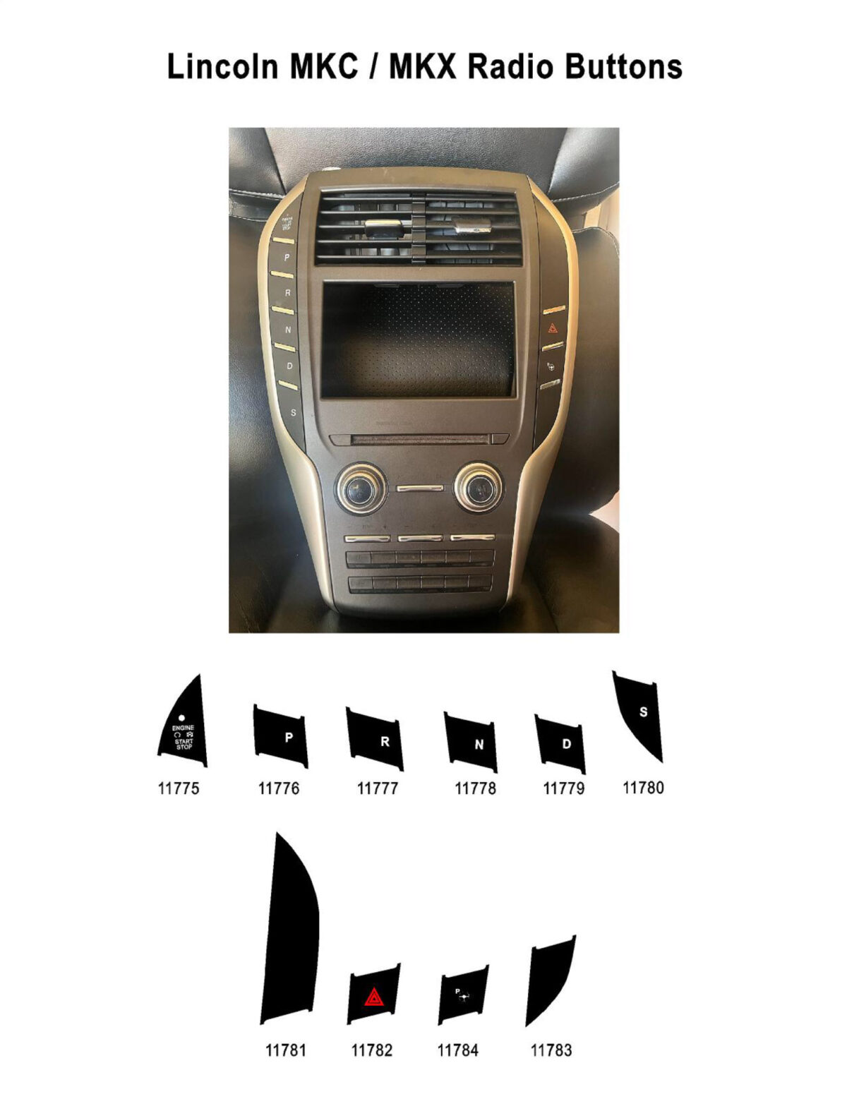 Lincoln MKC / MKX Radio Buttons | Auto Button Repair